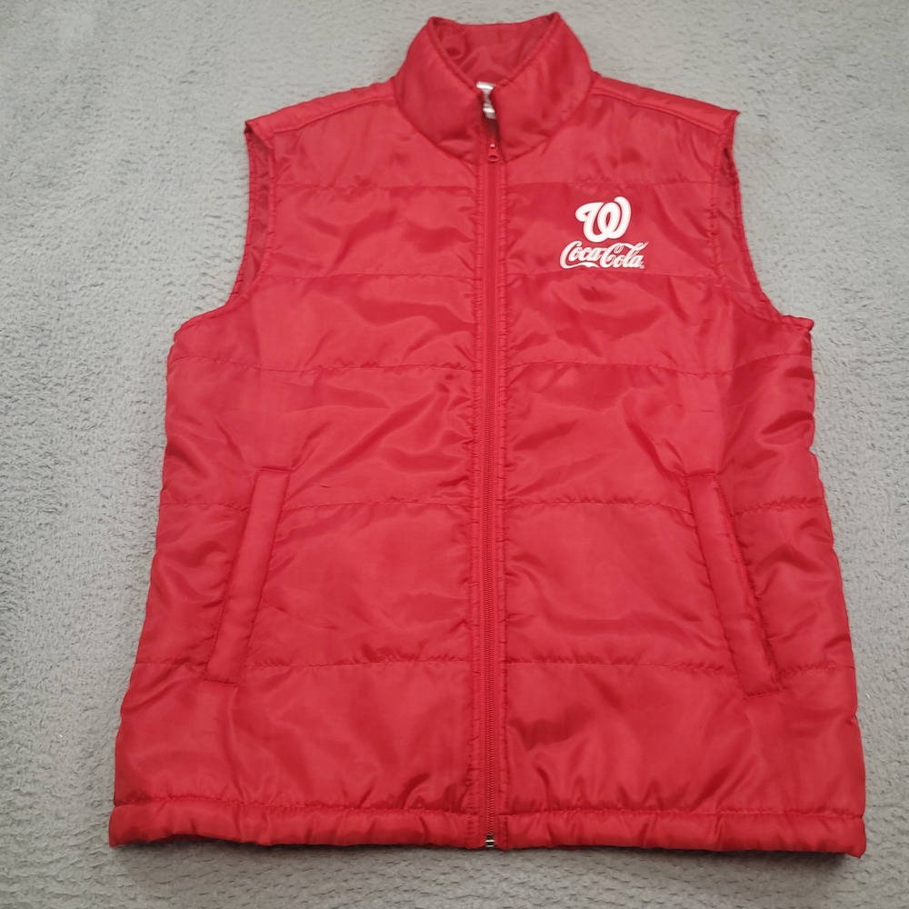 Coca Cola Walgreens Puffer Vest Mens L Red Apc Associ… - Gem